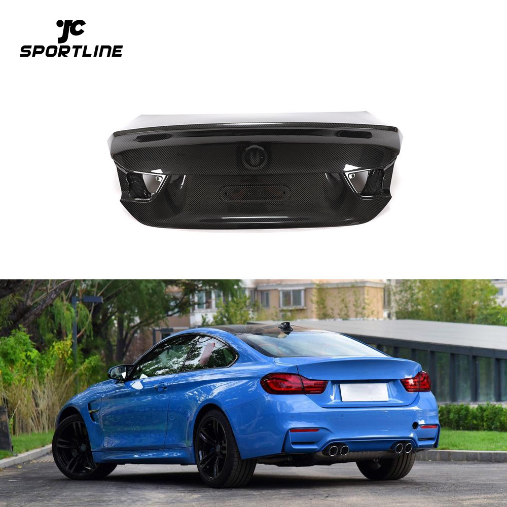 Prepreg Dry Carbon Fiber Rear Trunk Lid Cover Kit For BMW F32 420i 430i ...