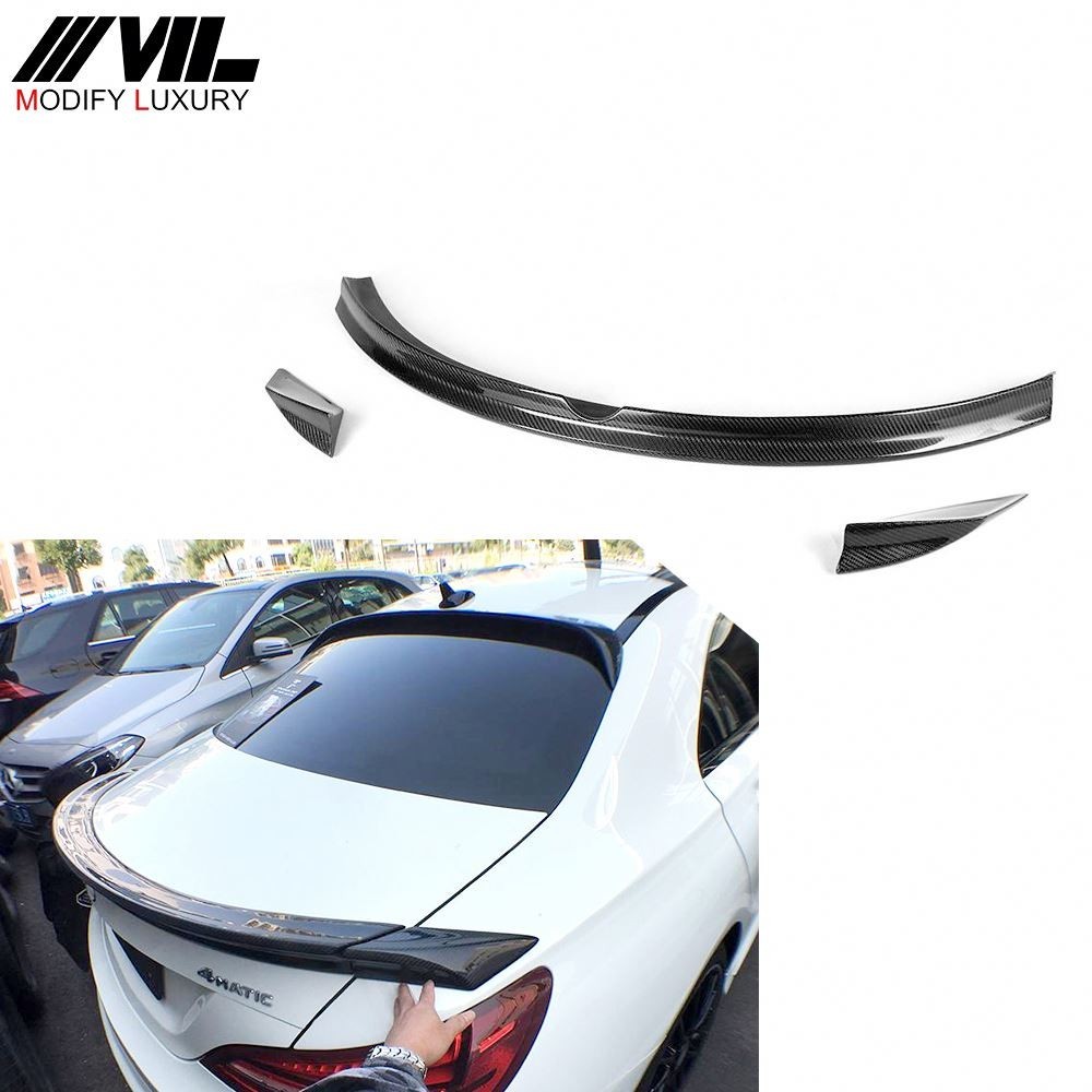 Pie Style Carbon Fiber C117 W117 Cla250 Cla45 Rear Trunk Spoiler for ...