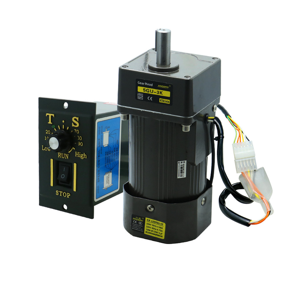 HLTNC 120W Micro AC Gear Induction Motor 110V 220V 50Hz 60Hz Single ...