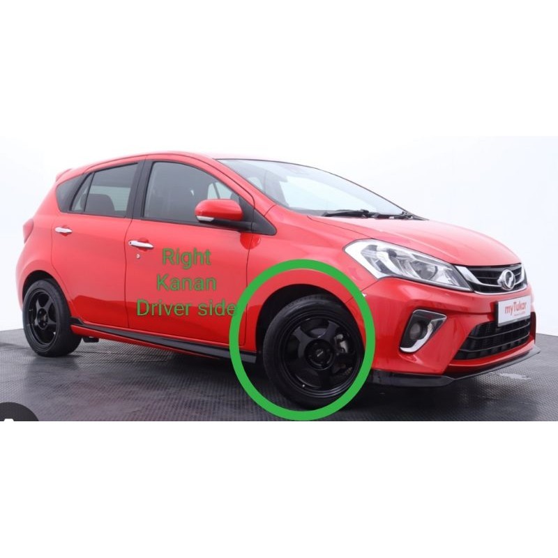 💯 Original Perodua Myvi Gen3 2018-2024 Front Fender Liner (Daun Pisang ...