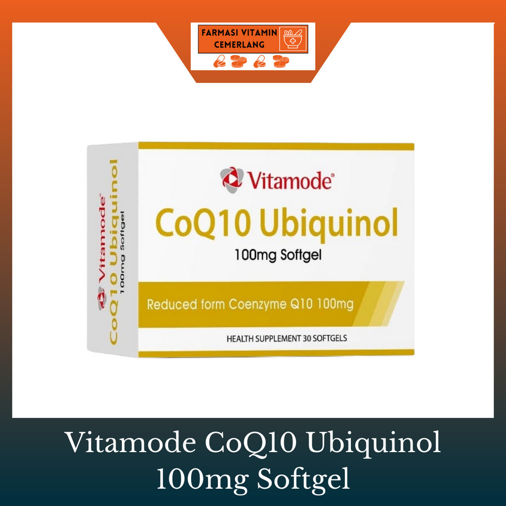 Vitamode Coq10 Ubiquinol 100mg Softgel | Shopee Malaysia