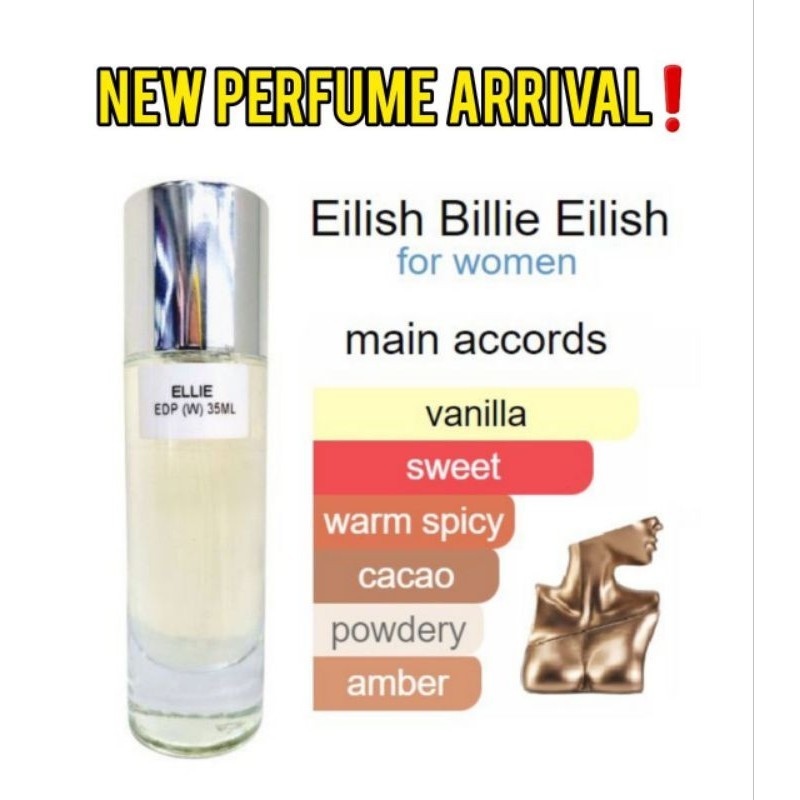 ELLIE @ EILISH BILLIE EILISH (W) 35ml inspired perfume | Shopee Malaysia