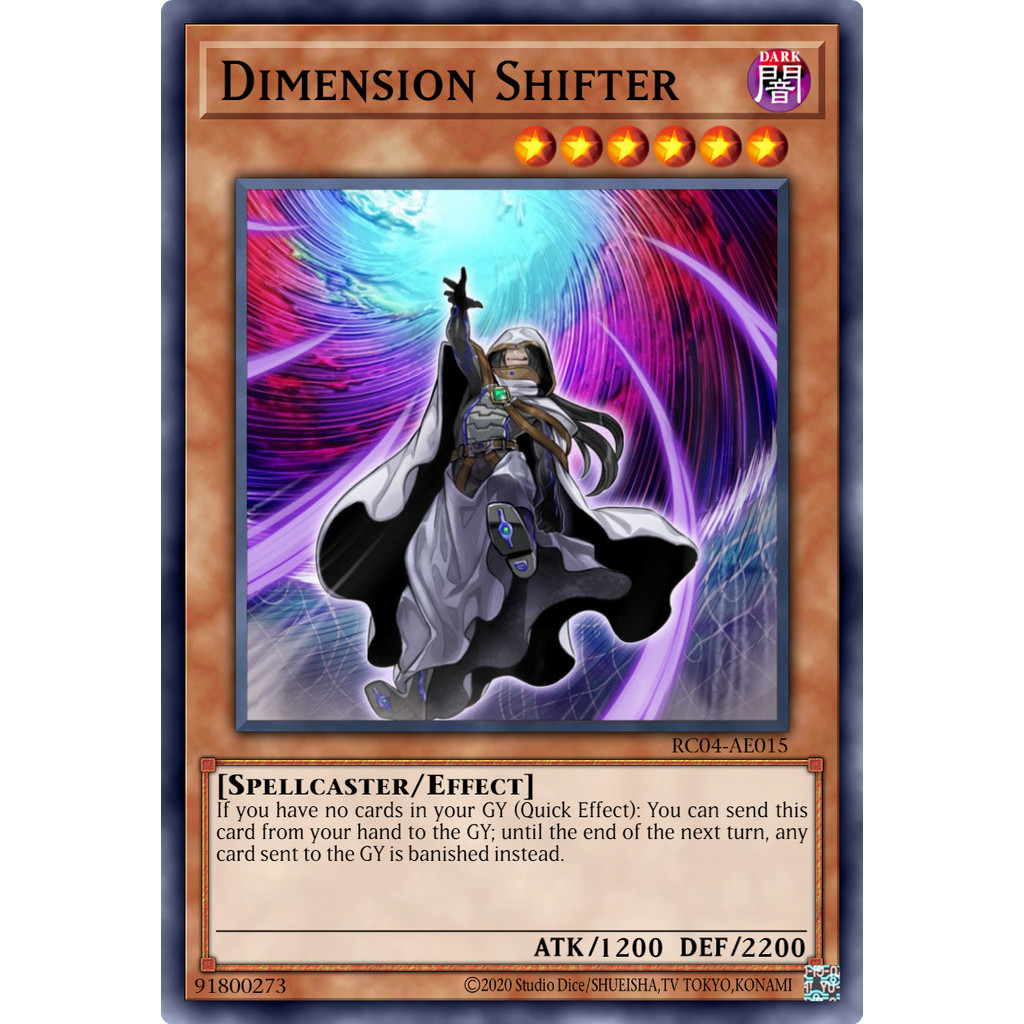 [ 梦悠卡牌 ] 游戏王 亚英 RC04-AE015 Dimension Shifter(次元吸引者) | Shopee Malaysia