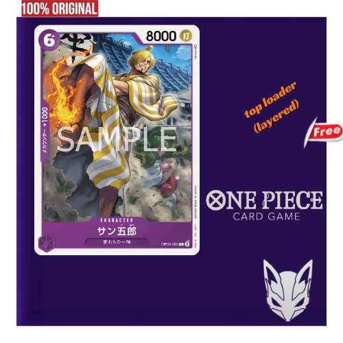 ORIGINAL 4x cards playset deck San-Gorou Character OP05-065 C optcg one ...