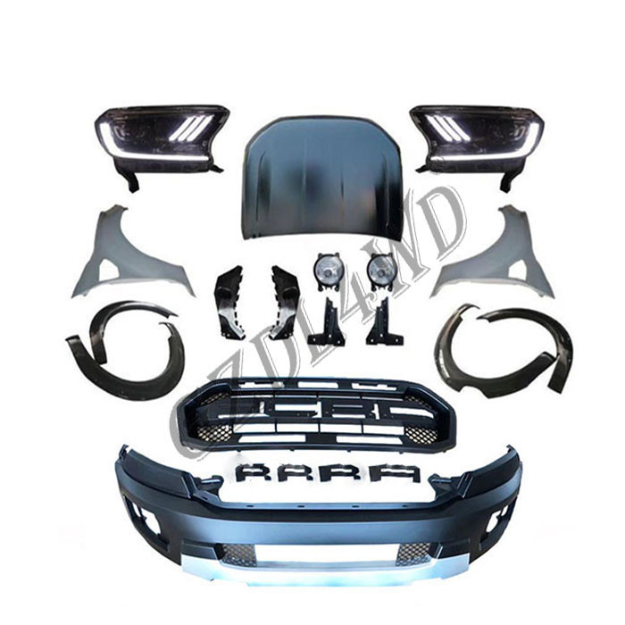 GZDL4WD Car Accessories bumper front 4x4 car body kit for ranger T6 ...