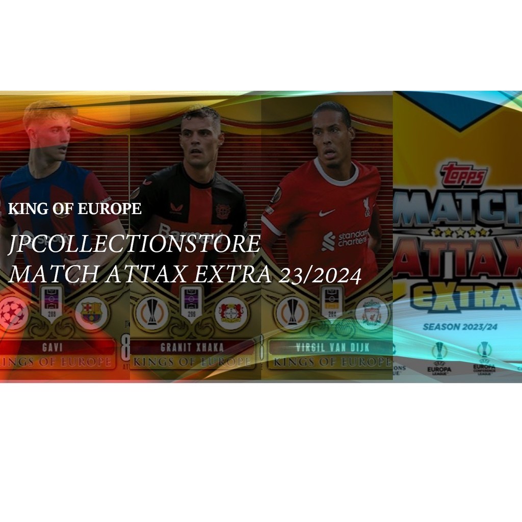 [Kings Of Europe] 2023/24 Match Attax Extra Football Shiny & Normal ...