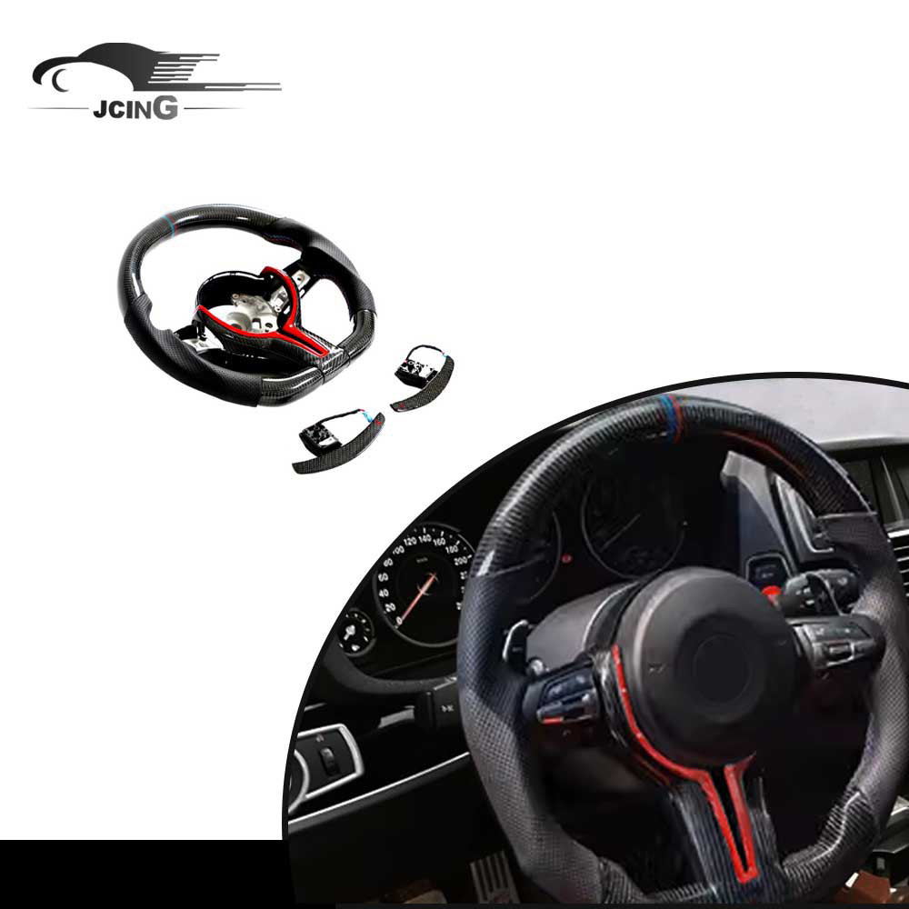 carbon fiber steering wheel for BMW M2 F87 M3 F80 M4 F82 F83 M5 F10 / 2 ...
