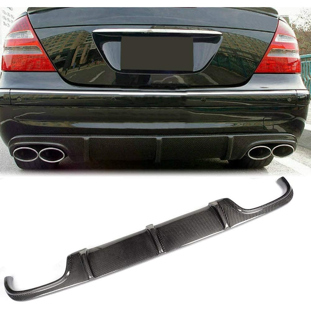For Mercedes Benz W211 E55 AMG 2002-2006 Rear Bumper Diffuser Chin ...
