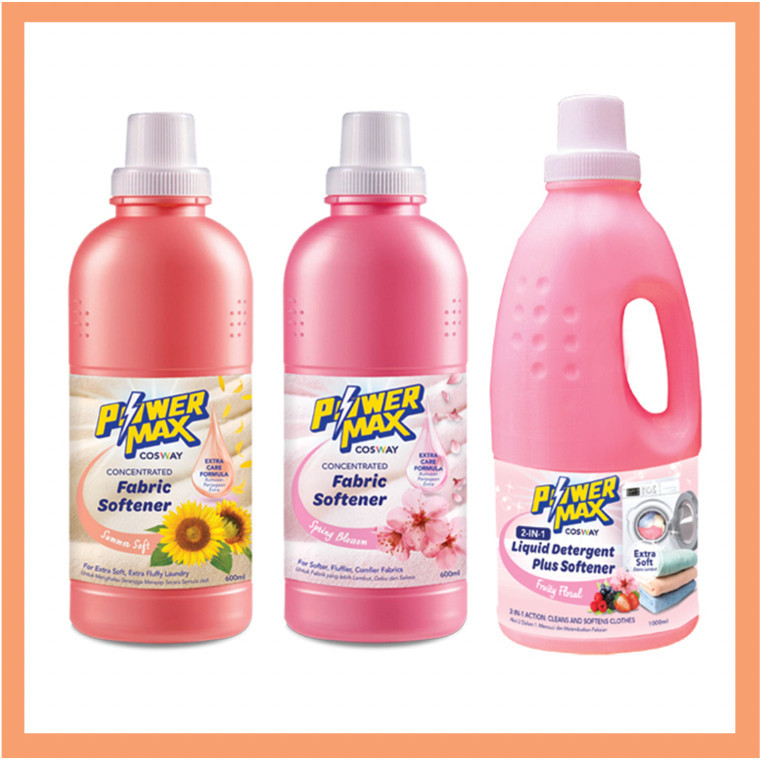 PowerMax Concentrated Fabric Softener Summer Soft / Spring Blossom ...