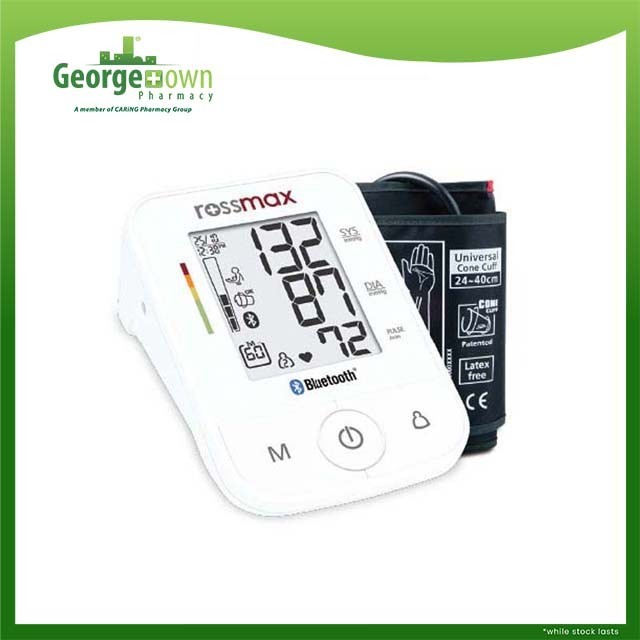 ROSSMAX BLOOD PRESSURE MONITOR WITH BLUETOOTH TECHNOLOGY (FREE ADAPTOR ...