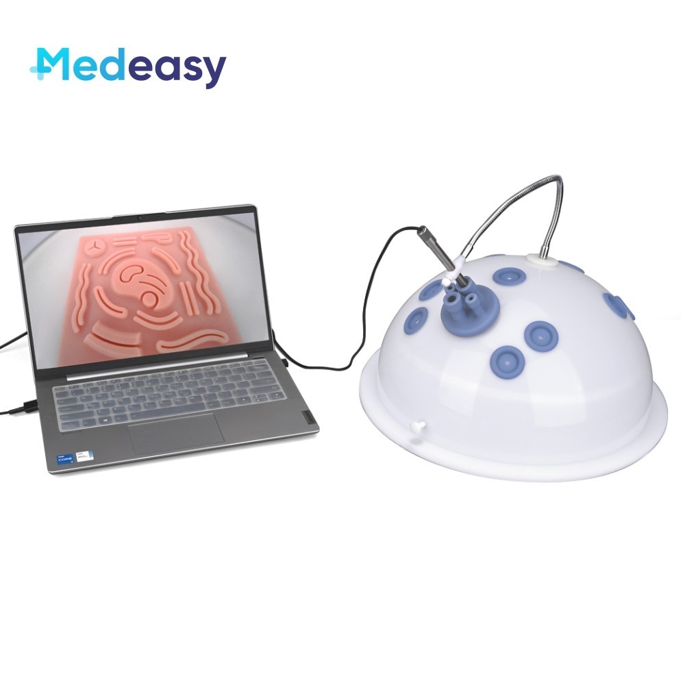 Single Port Laparoscopy Simulator Training Box Laparoscopic Trainer ...