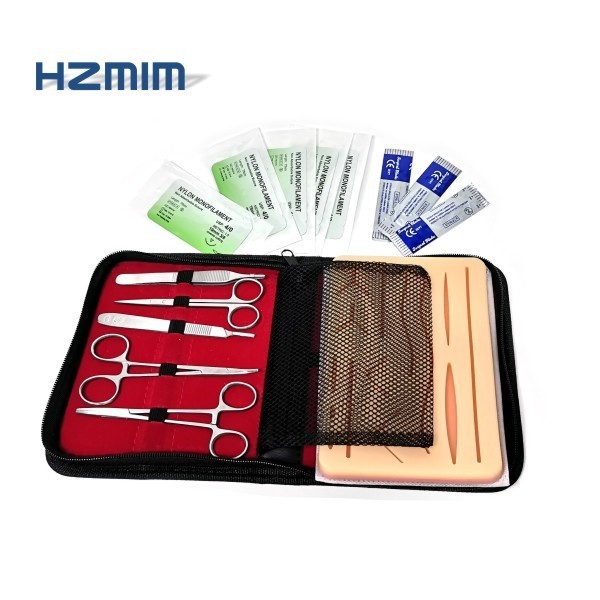 Suture Practice Tool Kit With Case, Medical Skin Practice Suture Kit ...
