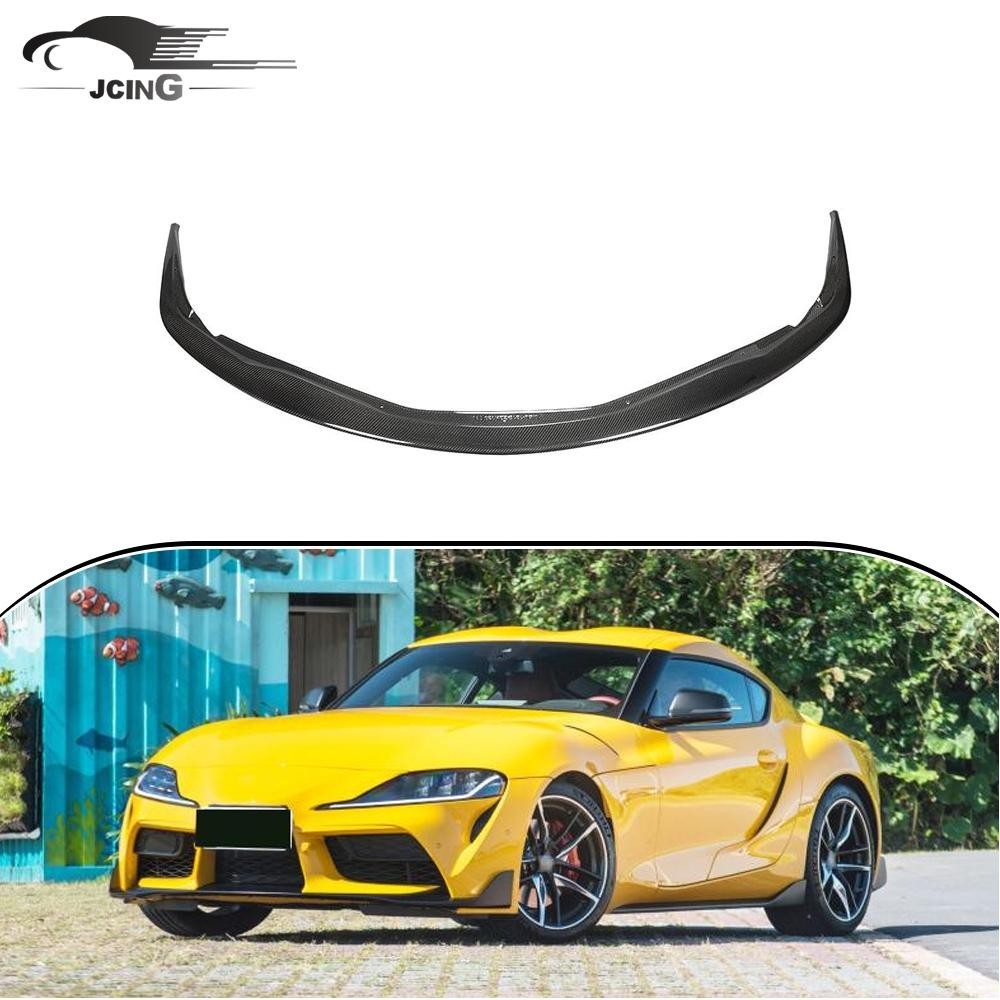 For Supra Front Bumper Lip Splitter Spoiler Carbon Fiber for Toyota ...