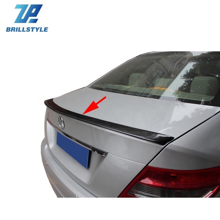 C Class W204 C63 C250 C300 Carbon Fiber Duckbill Trunk Spoiler Wing For ...