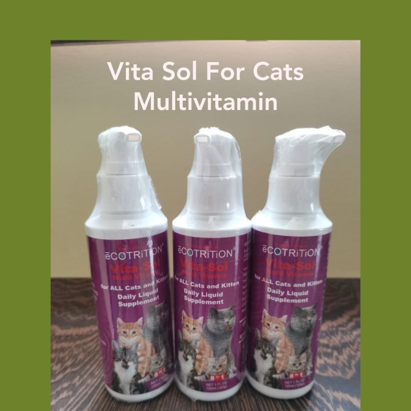 Vita Sol Multivitamin for Cats & Kitten 125ml | Shopee Malaysia