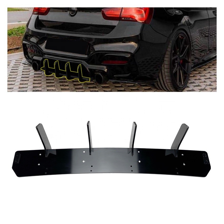 AMP-Z Rear Bumper Diffuser Splitter Auto Body Kits for BMW 1 series F20 ...