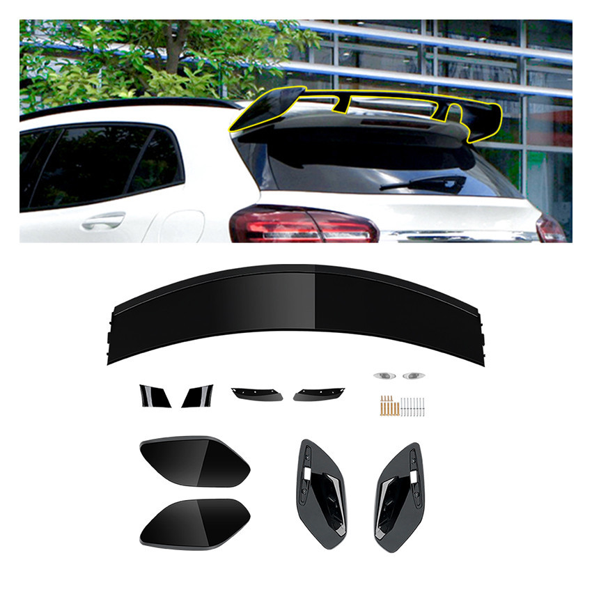 AMP-Z Rear Trunk Wing Spoiler For Benz GLA GLA180 GLA35 45 AMG H247 ...