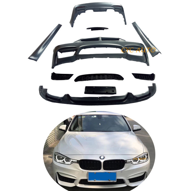 M3 Body Kit For BMW 3series f30 f35 PP Front Rear Bumpers Side skirt ...