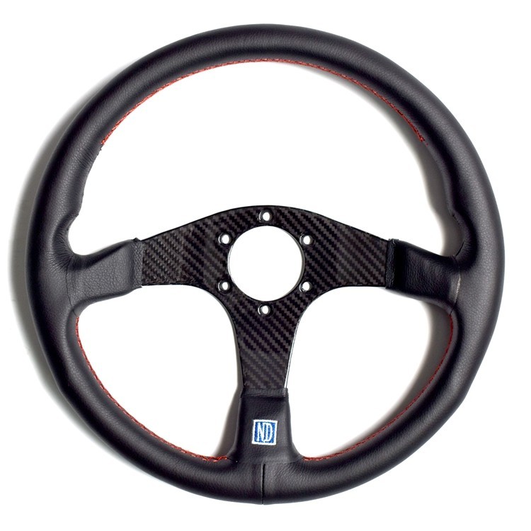 Universal Racing Carbon Fiber Car Interior Steering Wheel Trim Deep ...