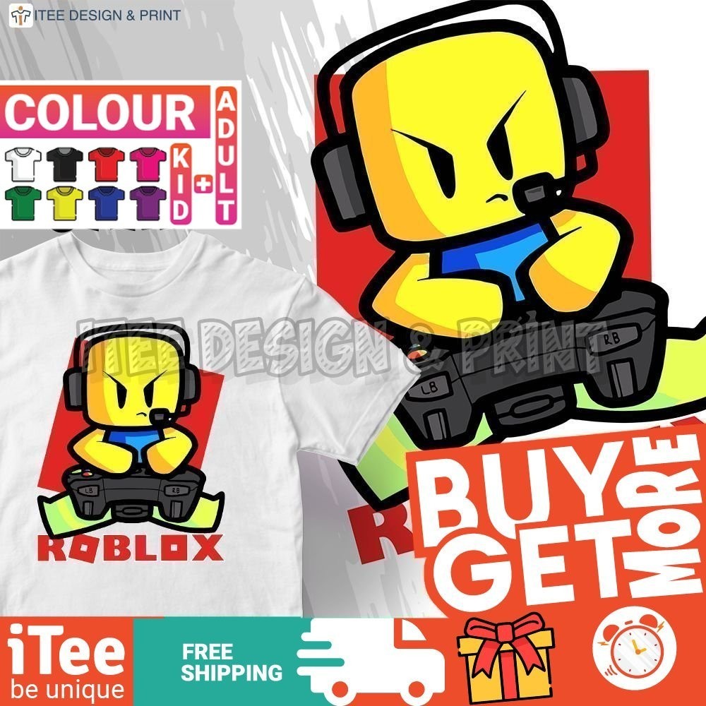 Baju Roblox Anime Shirt Baju Kanak2 Lelaki Boy Shirts Girl Women Kemeja ...