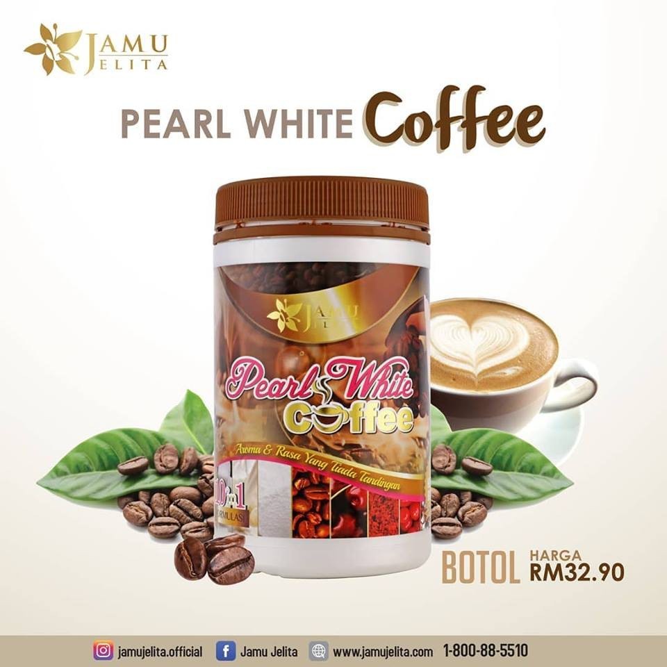 🛍️ PEARL WHITE KOPI PERAWAN JAMU JELITA (400g) | Shopee Malaysia