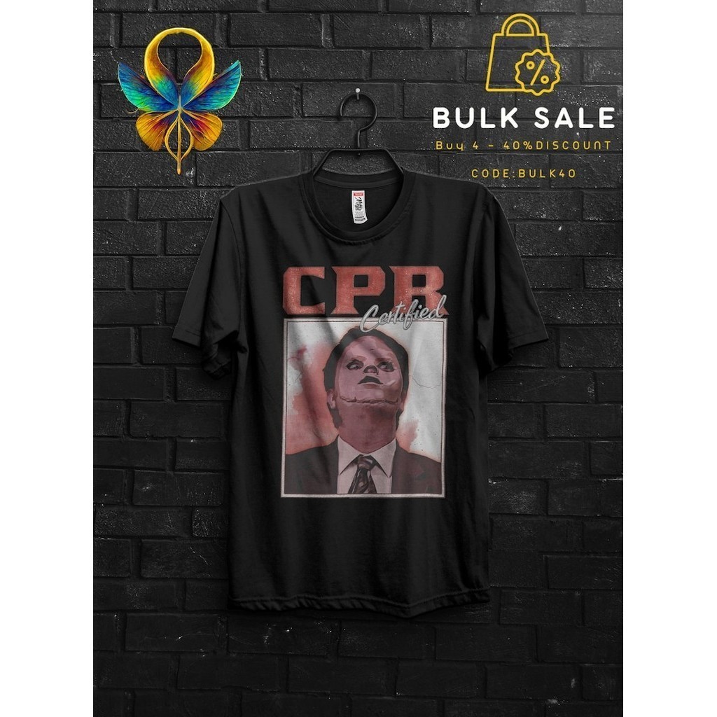 Horror CPR Certified Funny T-Shirt Gift For Nurse CPR Instructor ...