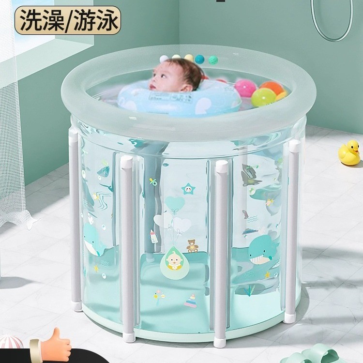 ST-ΨBath Barrel Bath Bucket Folding Bath Bucket Child Baby Bath Bucket ...
