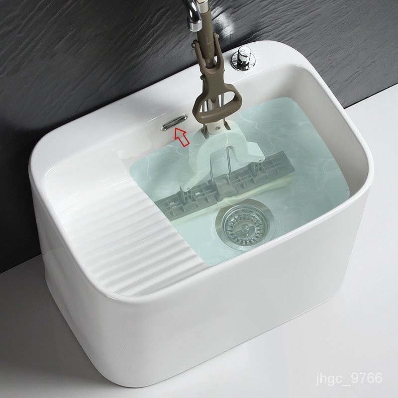 Get 7% coupon+gift】Balcony Large Ceramic Mop Pool Mop Pool Mop Sink ...