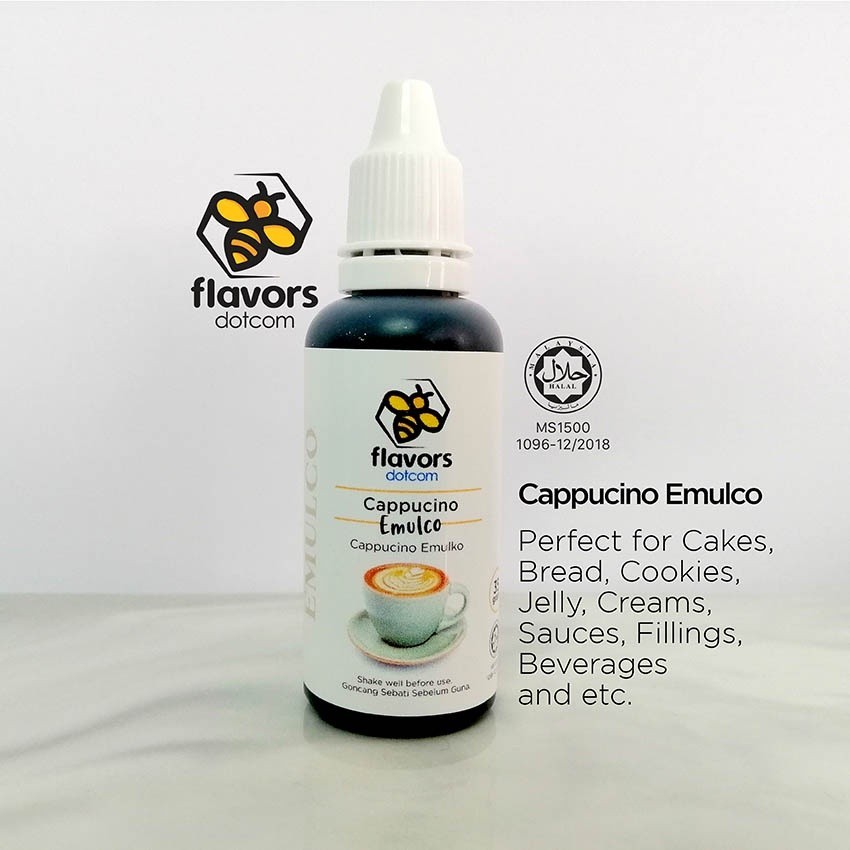 Oil Soluble Emulco - Coffee Cappucino 40g / Kapucino 油溶性香精色素 - 卡布奇诺咖啡口味 ...