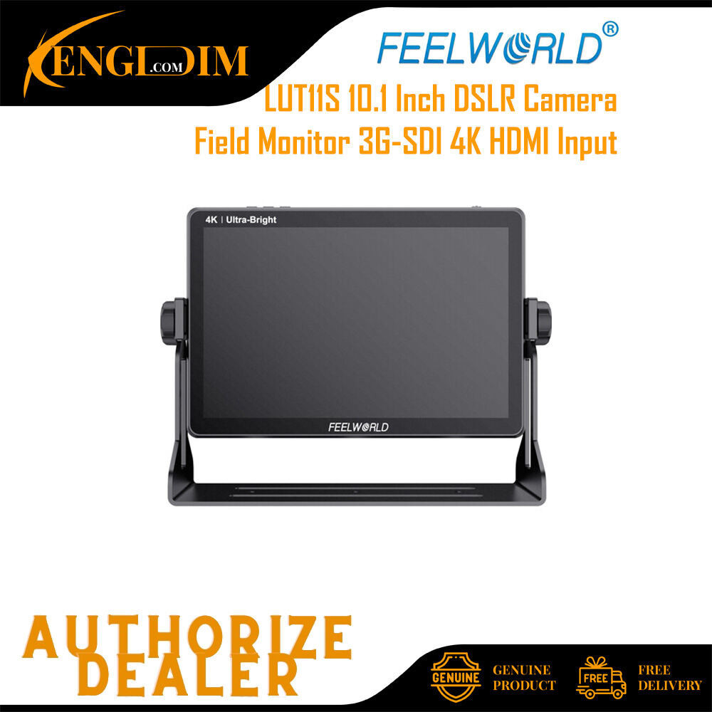 Feelworld LUT11S 10.1 Inch DSLR Camera Field Monitor 3G-SDI 4K HDMI Input | Shopee Malaysia