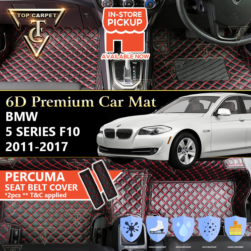 Top Carpet BMW 5 SERIES F10 ( 2011 - 2017 ) 528i 6D PU Leather Car ...