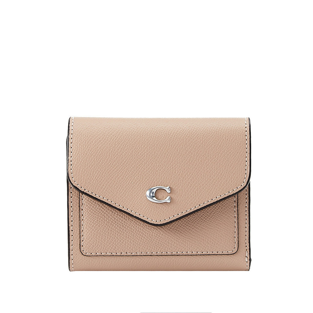 Coach Wyn Small Wallet - Beige | Shopee Malaysia