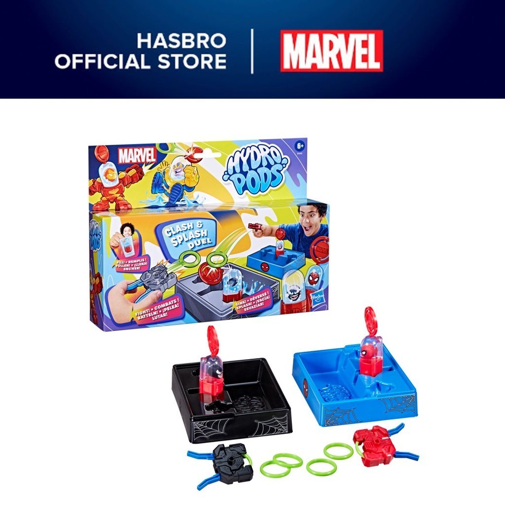 Hydro Pods Marvel Clash & Splash Duel Battle Toy, Water Activated ...