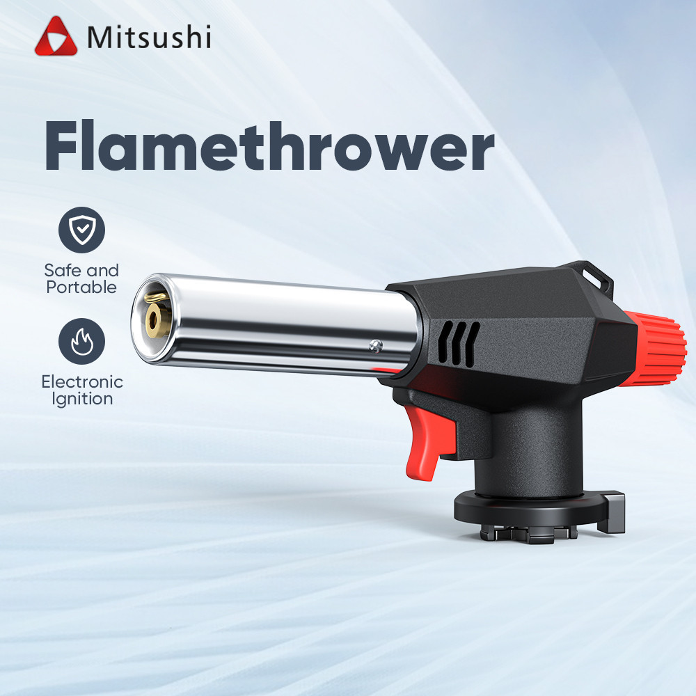 Mitsushi Camping Gas Gun Automatic Butane Burner Gas Flame Gun Welding ...