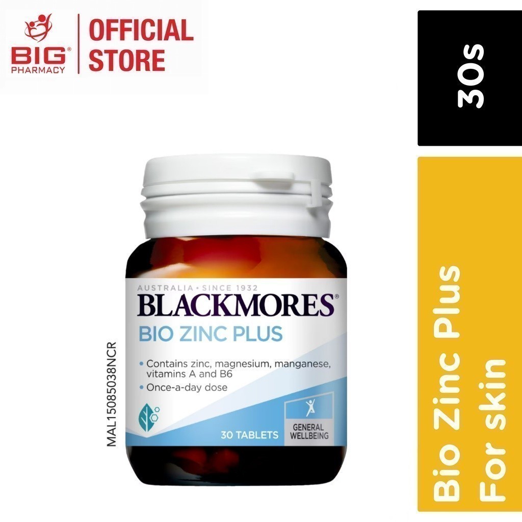 Blackmores Bio Zinc Plus 30S | Shopee Malaysia