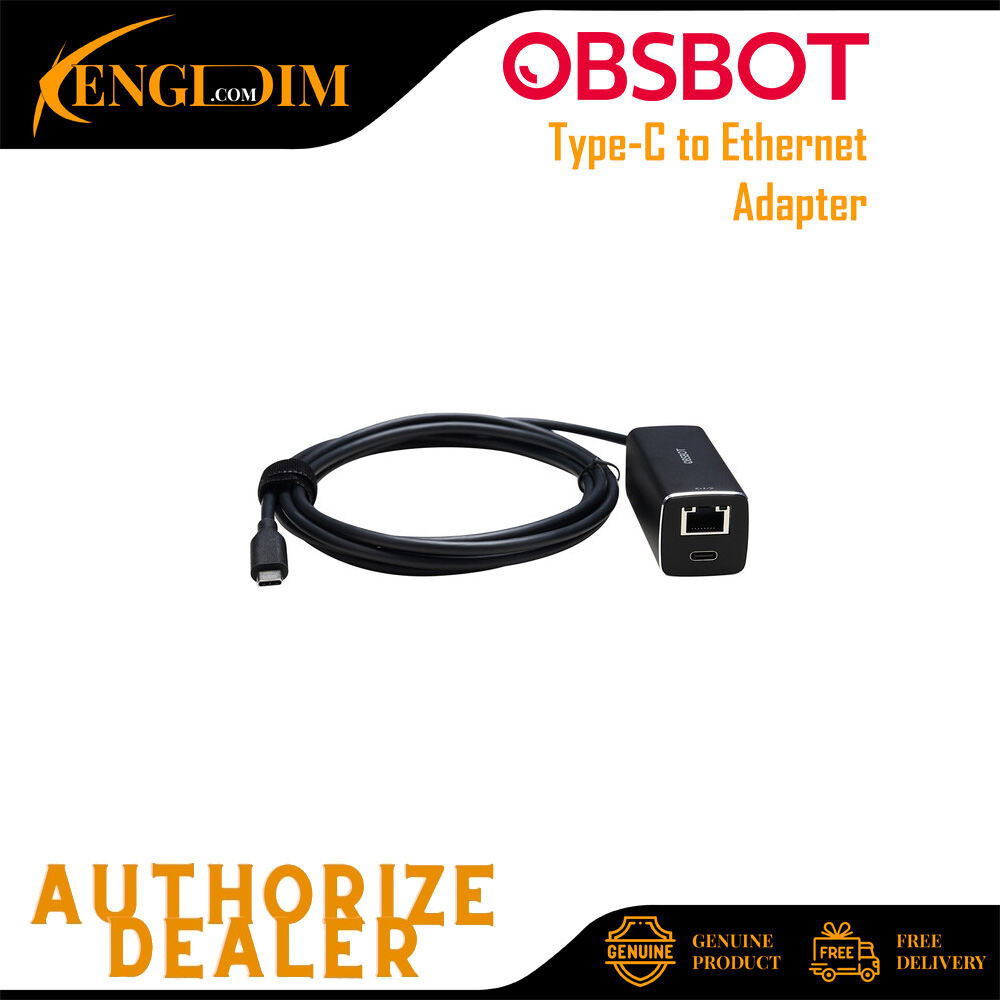 OBSBOT USB-C to Ethernet PoE Adapter | Shopee Malaysia
