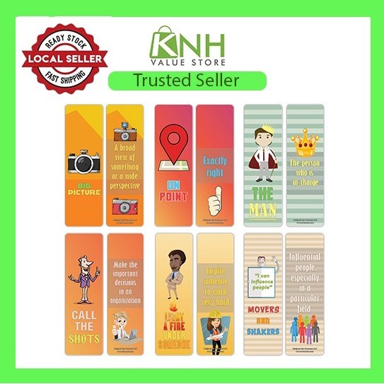 Business Idioms Bookmarks - Leadership Idioms (6-Pack) | Shopee Malaysia
