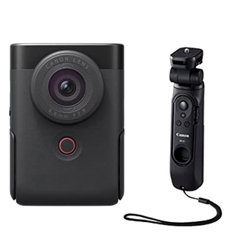 Canon Vlog Camera PowerShot V10 Tripod Grip Kit Black PSV10TRIPODKITBK ...