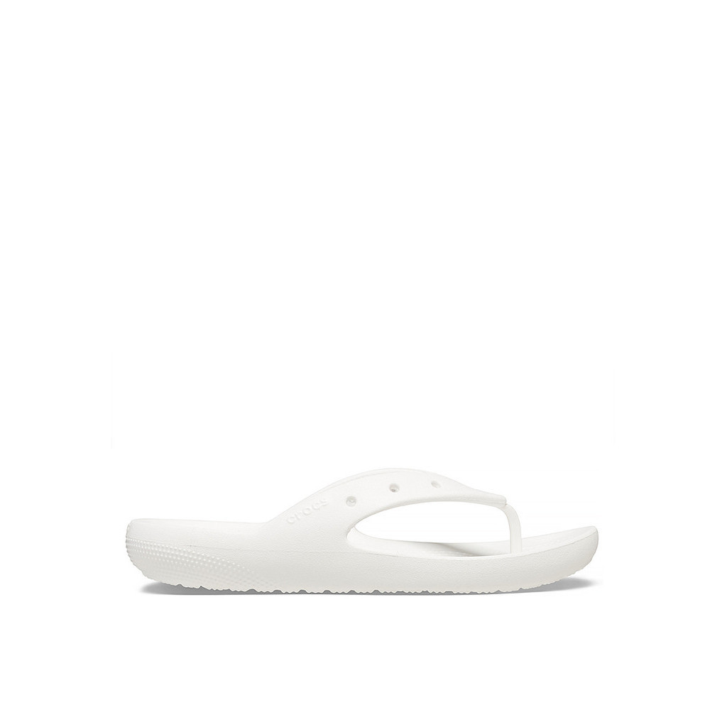 Crocs - Classic Crocs V2 Flip Flops (Unisex - White) | Shopee Malaysia