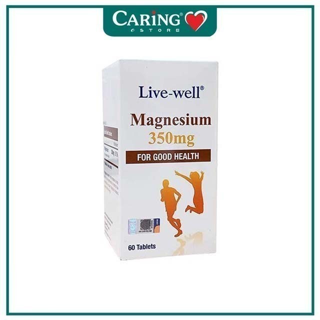 LIVE-WELL MAGNESIUM 350MG TABLET 60S | Shopee Malaysia