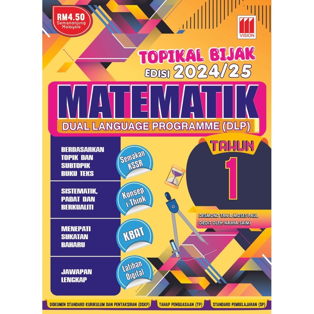 Vision: Topikal Bijak: Matematik Tahun 1 9789674826086 | Shopee Malaysia