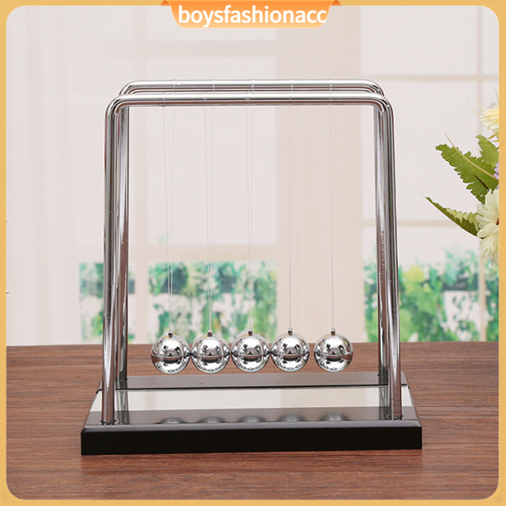 BF Newtons Cradle Pendulum Balance Ball for Desktop Display Educational ...