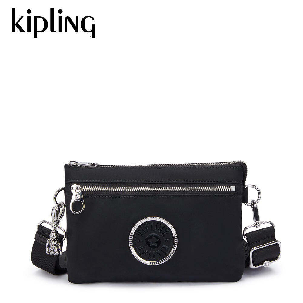 Kipling Riri Zip Crossbody Bags Black Spice | Shopee Malaysia