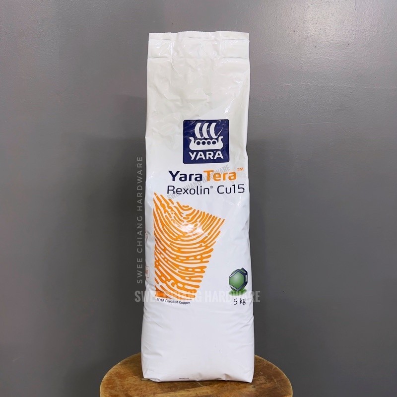 YaraTera Rexolin Cu15 5kg Micronutrient EDTA CU Copper Fertigation ...