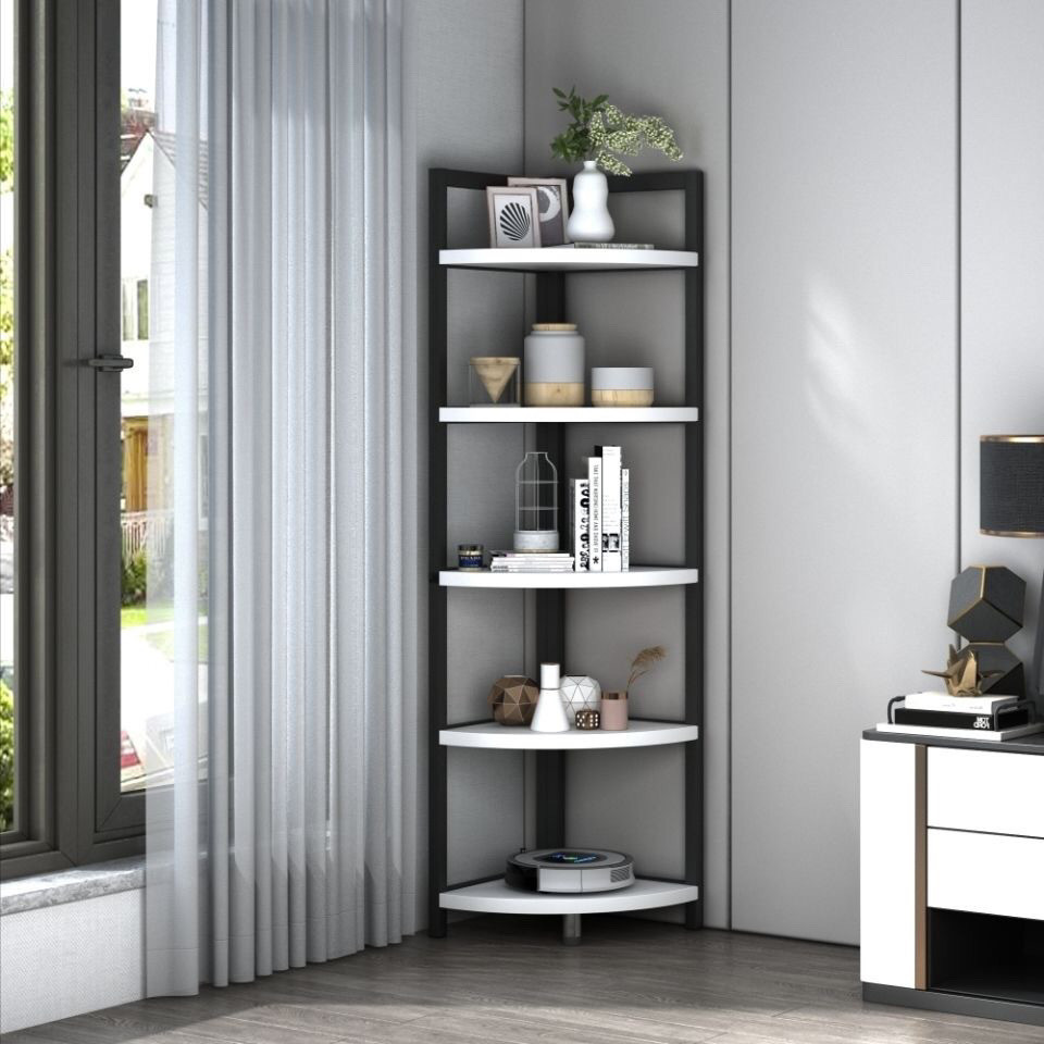 JY-H/New Corner Cabinet Storage Corner Arc Rack Living Room Corner ...