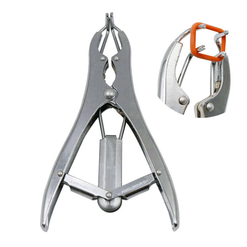 1 Pc Farm Animal Piglets Sheep Tail Bloodless Castration Expansion Pliers Clamp Tail Livestock ...