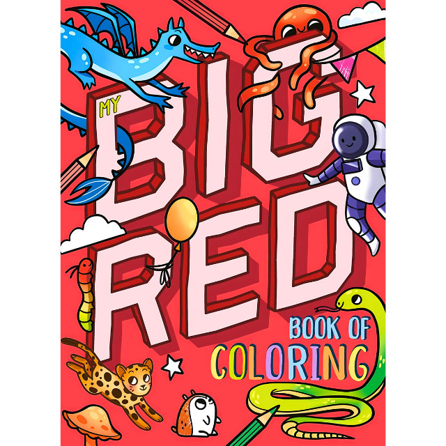 (BBW) MY BIG RED BOOK OF COLORING (ISBN: 9781837715725) | Shopee Malaysia