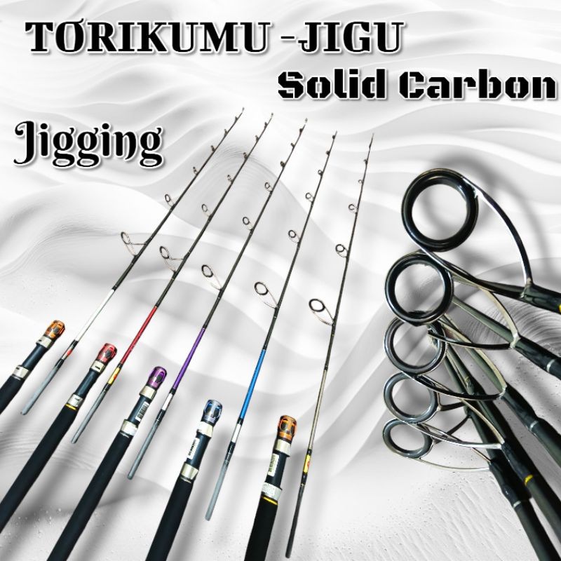 Jigging Rod Torikumu Rod Jigging spinning solid carbon. | Shopee Malaysia