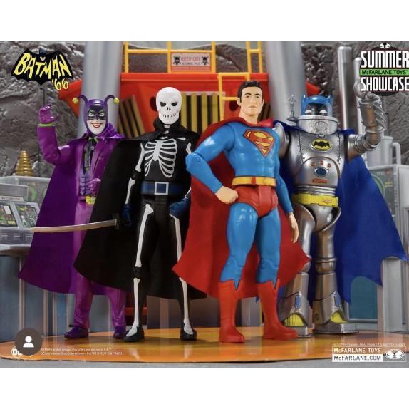 [Ready Stock] McFarlane 1966 Retro Comics Clown Superman Death Master ...