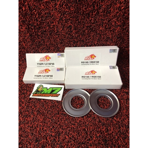 RED LEO LC135 5S Y15 FZ150 RS RS150 CONNECTING ROD GOLD 100L 103L 100% ...